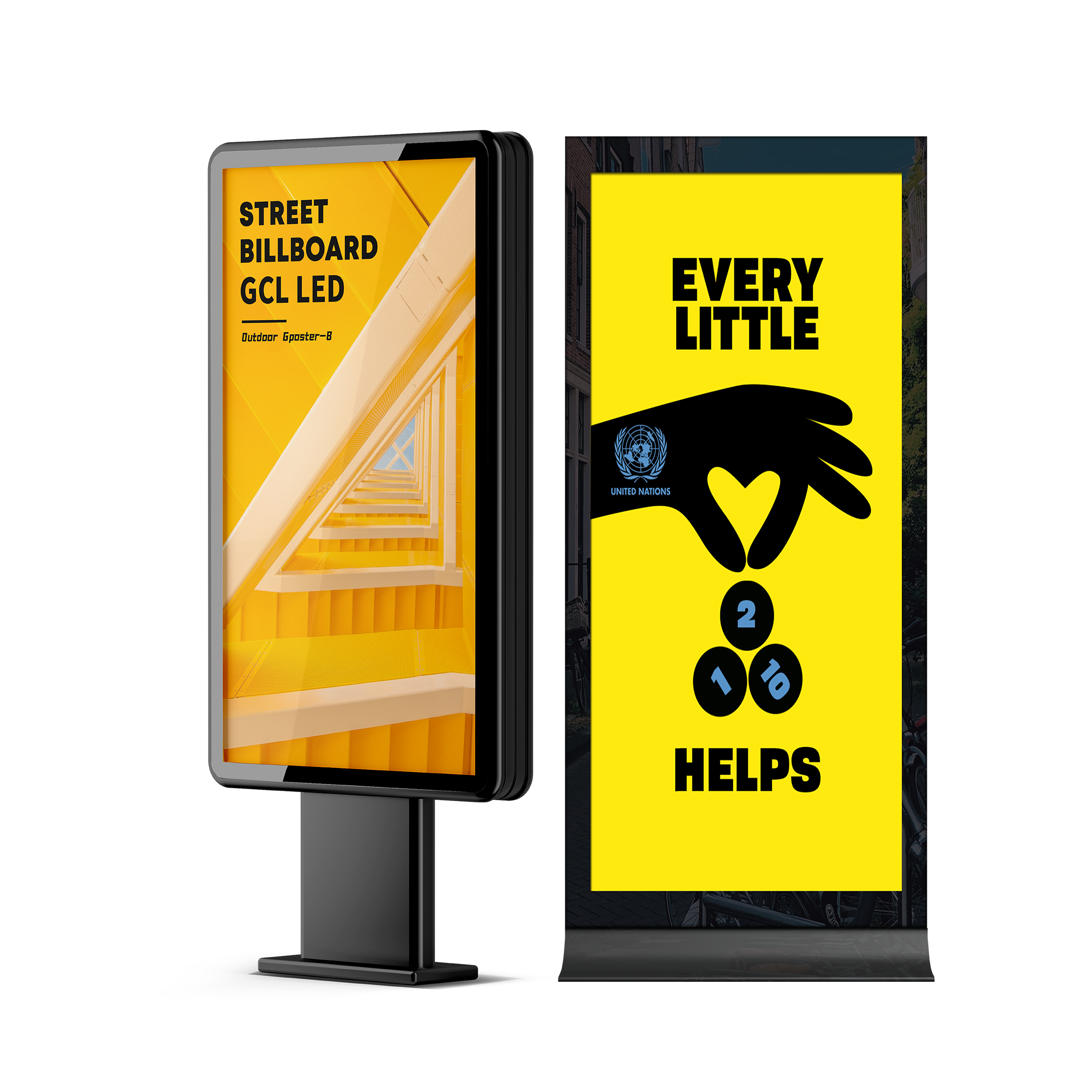 5500 Nits IP65 Waterproof 1920X640mm LED Display